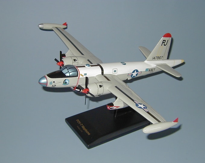 Lockheed P2V 6 Neptune Flying on Jets Only in 1952 Teak Wood Magnetic ...