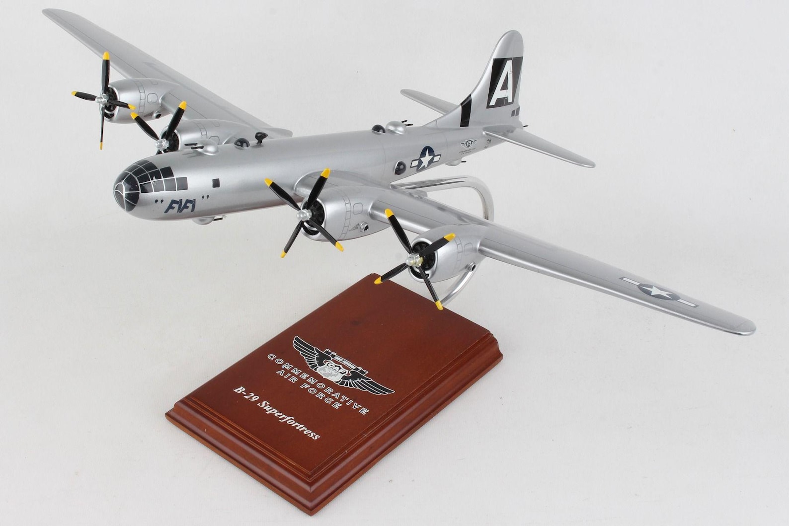 B-29 Superfortress "fifi" WWII Bomber Airplane Model Hand Carved ...