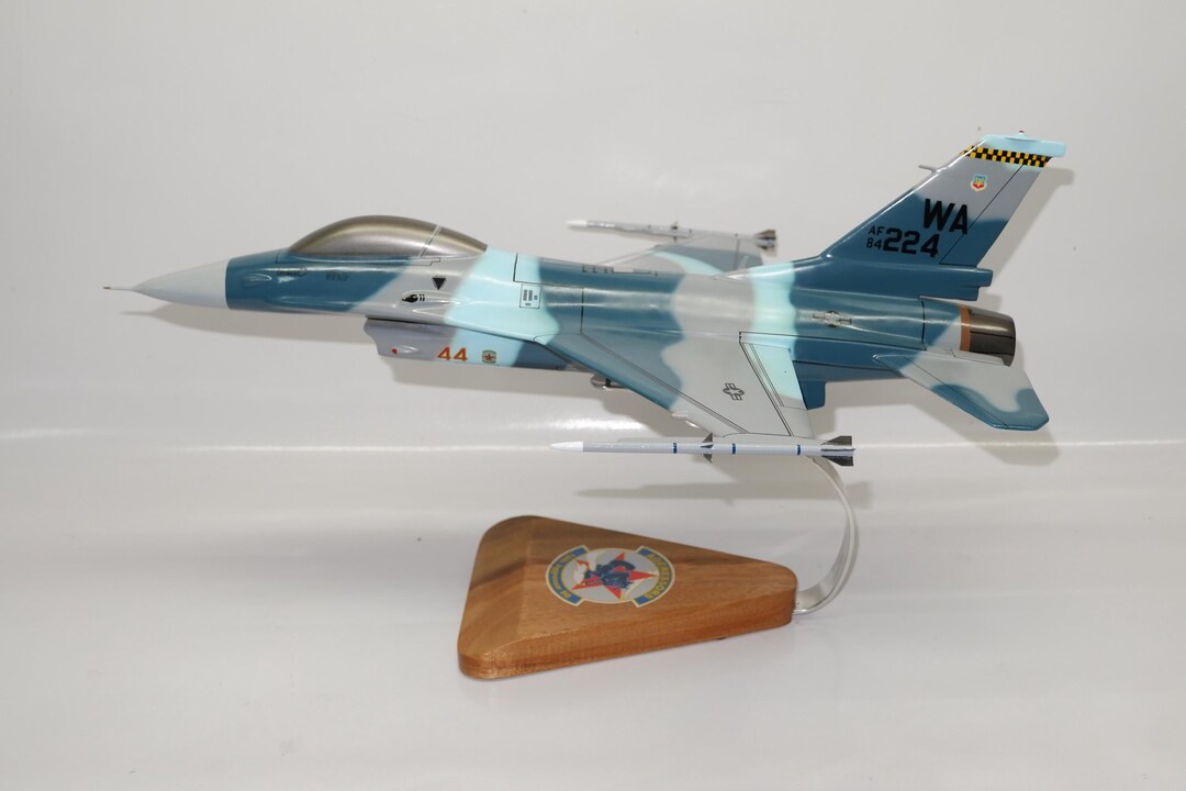 F-16 Falcon Nellis AFB Aggressor in Blue Flanker Camo Paint Scheme RED ...