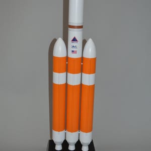 Delta IV Heavy Rocket Booster NASA Space Airplane Model Hand Carved ...