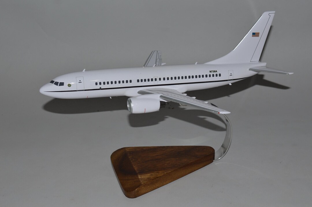 US Marshall Service 737-700 JPATS Boeing Airline Hand Carved and ...