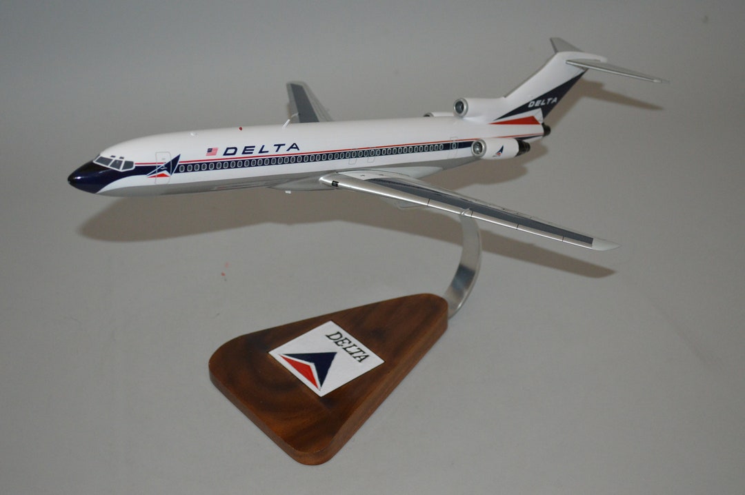 Boeing 727-200 Delta Airlines Old Color Scheme Plane Mahogany - Etsy