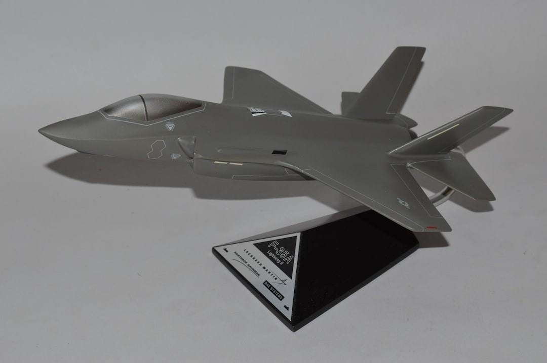 Lockheed F-35 F-35A Lightning USAF Joint Strike Fighter Model Hand ...
