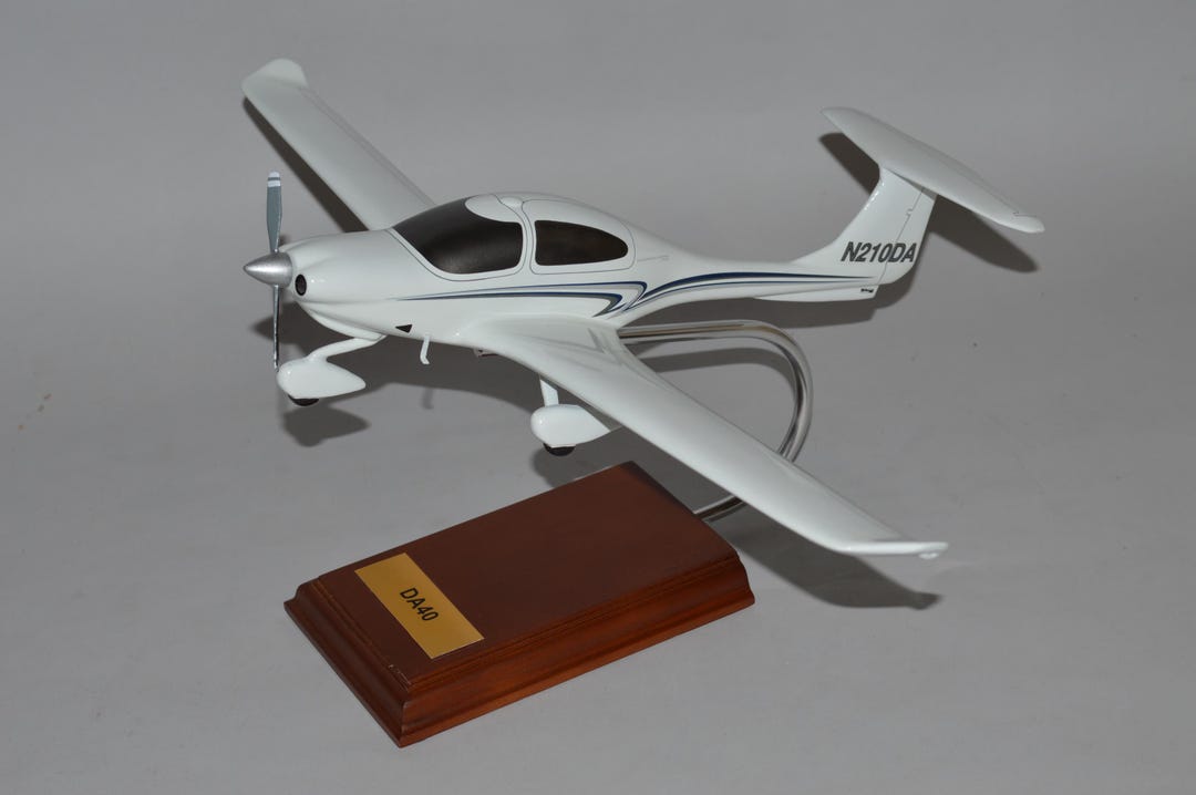 Diamond Aircraft DA-40 DA40 General Aviation Hand Carved Mahogany Wood ...