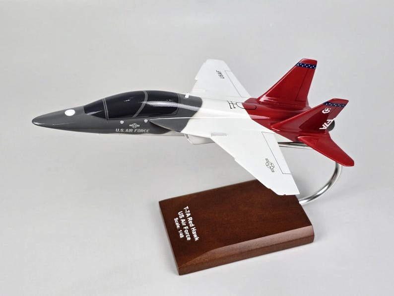 Boeing Saab T-7A T7 Red Hawk USAF Trainer Airplane Model Hand Made and ...
