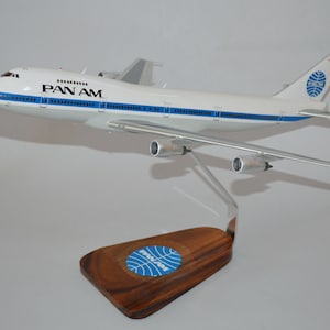 Boeing 747 Pan Am Pan American Airlines Desktop Display Airplane Model ...
