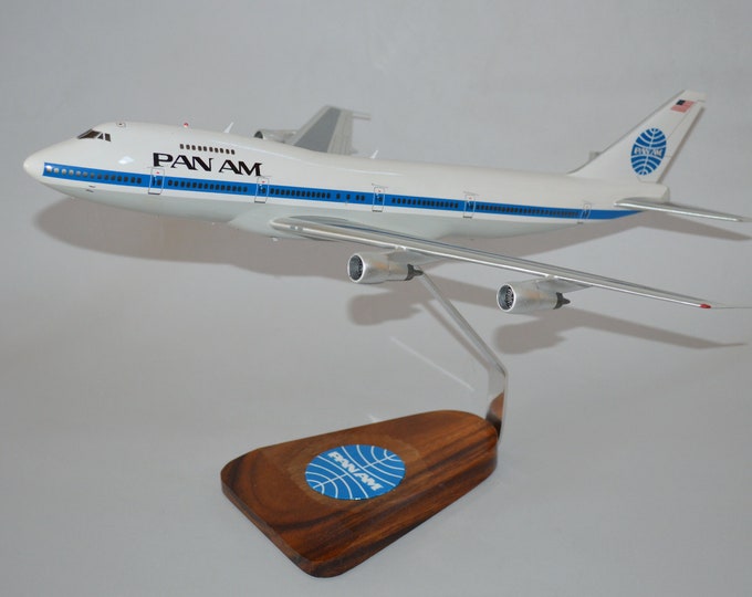 Boeing 747 Pan Am Pan American Airlines Desktop Display Airplane Model ...