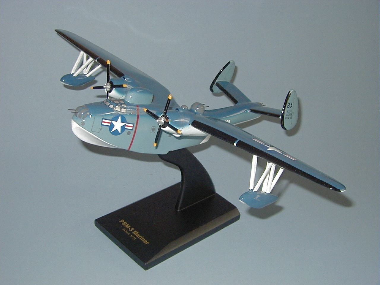 Martin PBM-3 Mariner NAVY Flying Boat Seaplane Airplane Model Hand ...