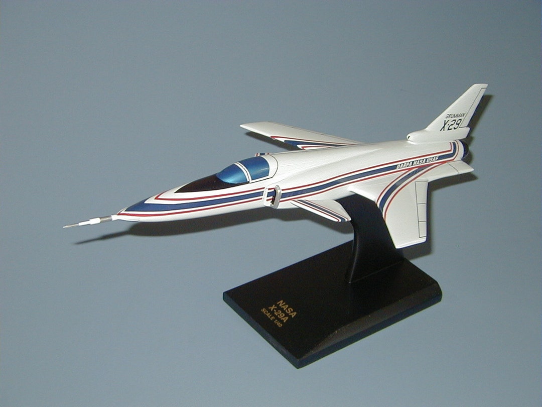 Grumman X-29 Forward Swept Wings NASA Test Aircraft Airplane Model Hand ...