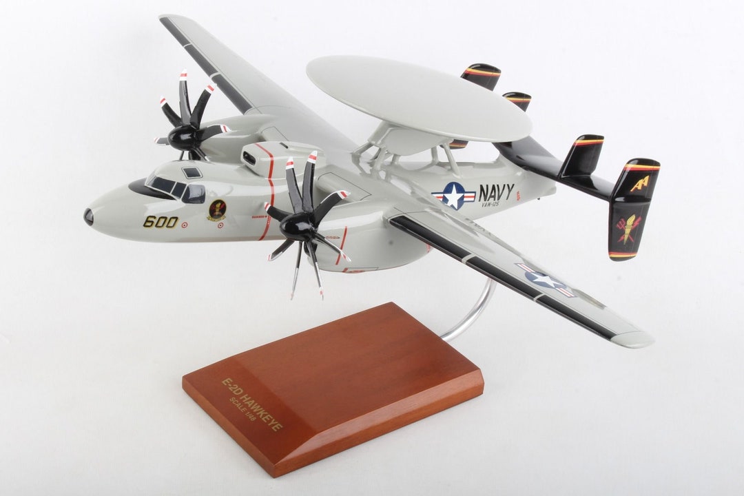 Grumman E-2 E-2D Hawkeye US Navy AWACS Hand Carved Mahogany Wood ...