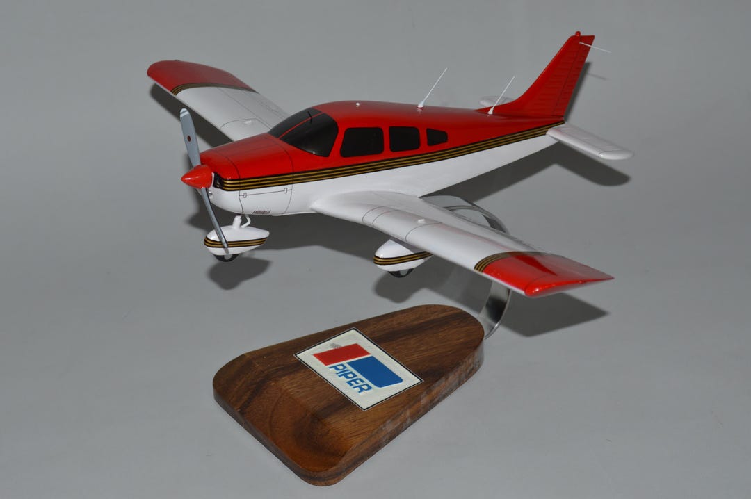 Piper PA-28 Cherokee Archer Dakota Warrior Mahogany Wood Airplane ...