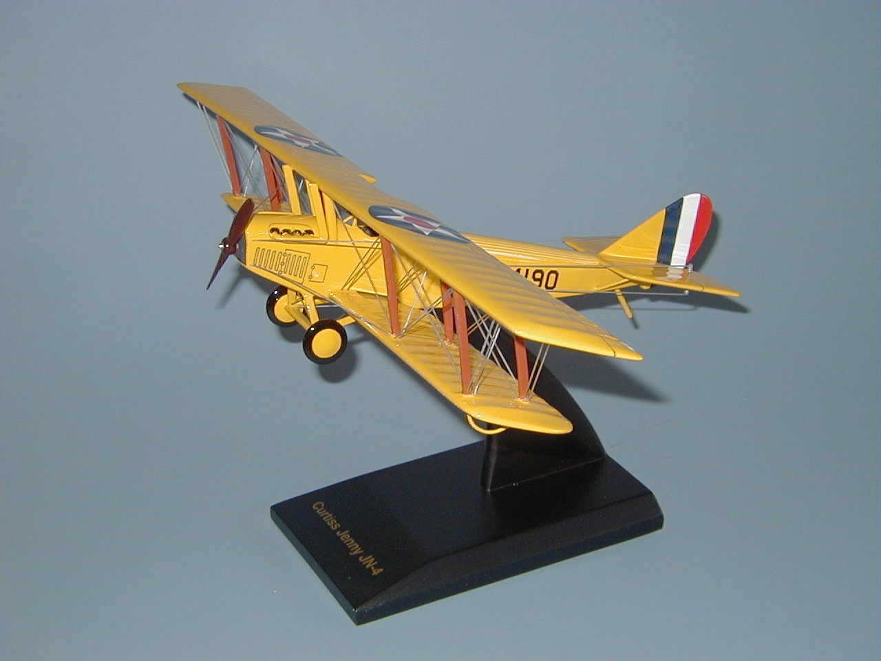 Curtiss JN-4 Jenny Barnstormer Biplane Airplane Model Hand Carved ...