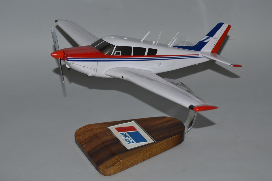 Piper PA-24 Comanche General Aviation Airplane Model Hand Carved ...
