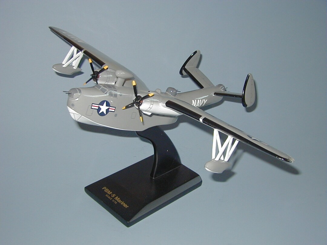 Martin PBM-5 Mariner Navy Flying Boat Seaplane Airplane Model Hand ...