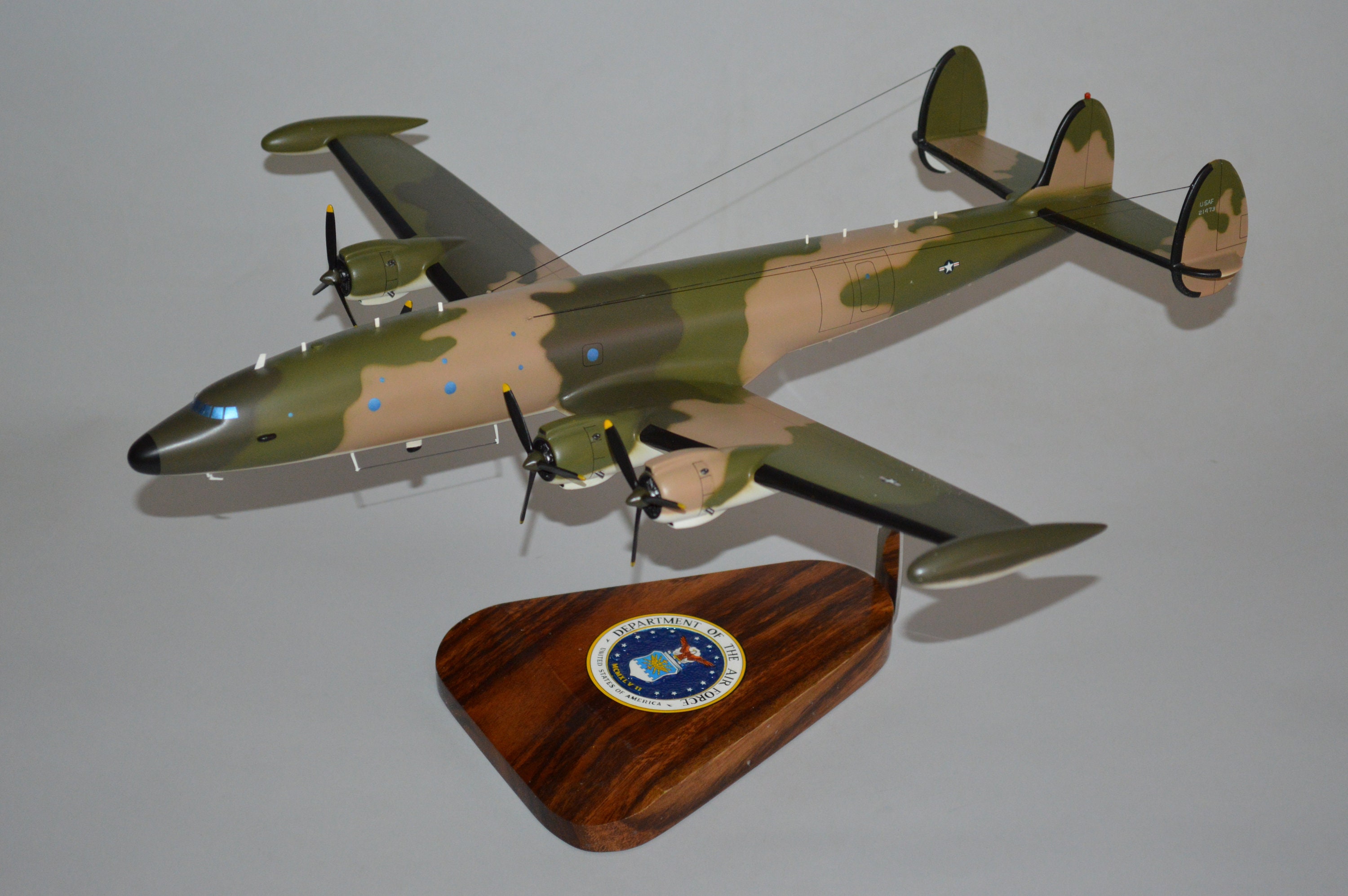 Lockheed EC-121 Bat Cat USAF Electronic Warfare Airplane Model Hand ...