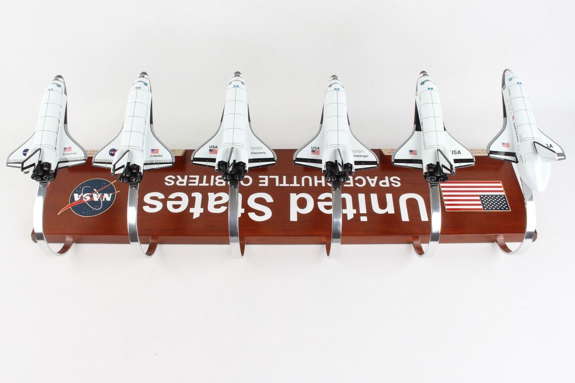 NASA Space Shuttle Orbiter Collection Airplane Model Hand Carved ...