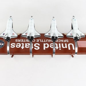 NASA Space Shuttle Orbiter Collection Airplane Model Hand Carved ...