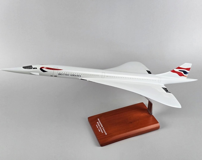Concorde Britishairways Supersonic Passenger Airliner Airplane and ...