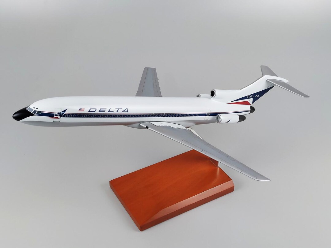 Boeing 727-200 Delta Airlines Old Widget Color Scheme Plane Airplane ...