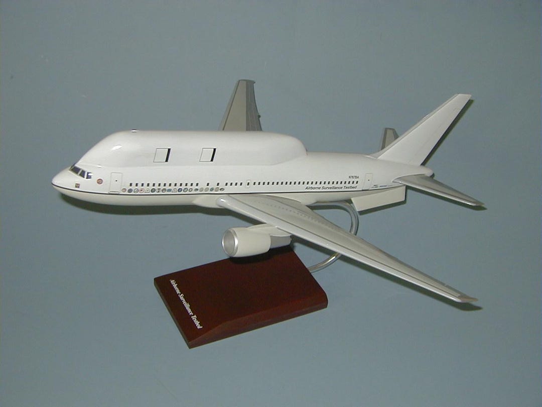 Boeing 767-300 USAF Airborne Test Airplane Model Hand Carved Mahogany ...
