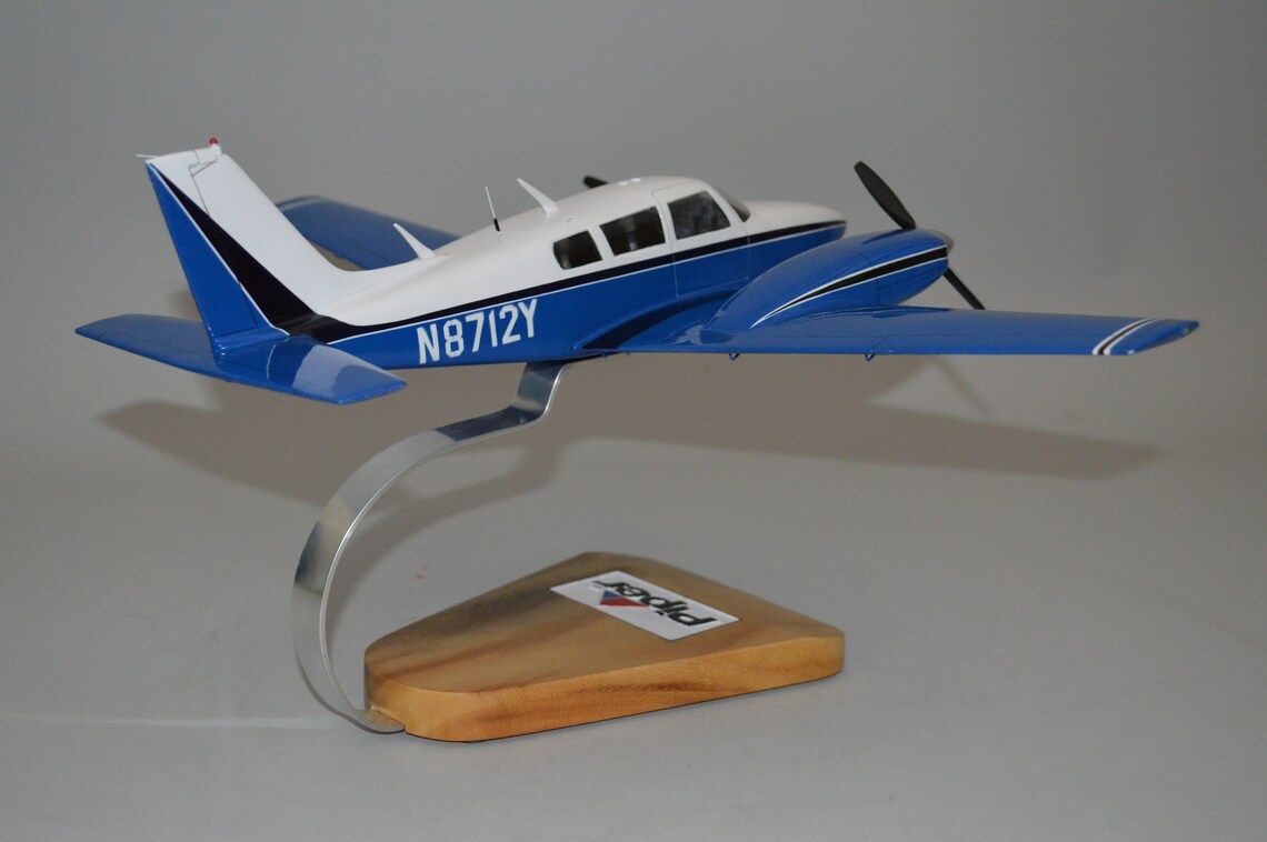 Piper PA-39 Twin Comanche Airplane Model With Clear Canopy | Etsy