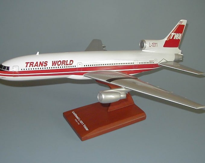 Trans World Airlines TWA Lockheed L-1011 Tristar Airliner Aircraft Hand ...