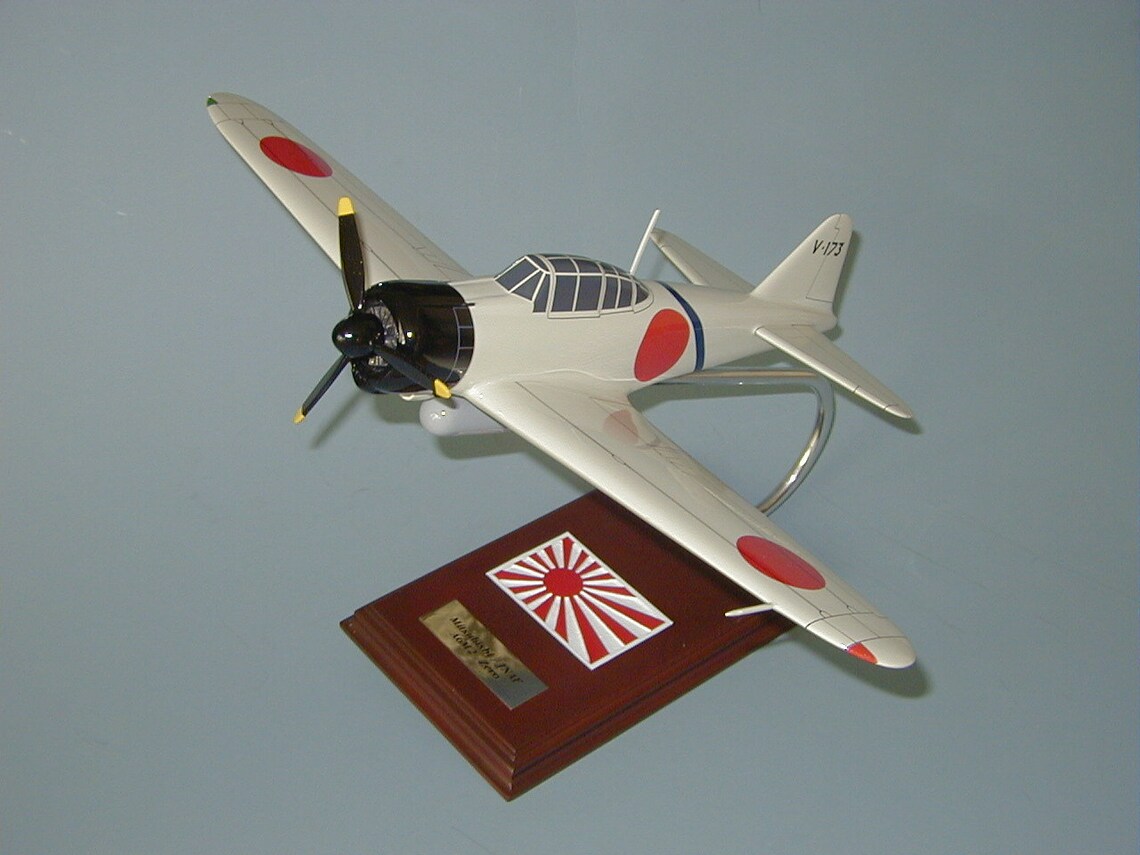 Mitsubishi A6M Zero Japanese Fighter Plane as Flown by ACE Saburo Sakai ...