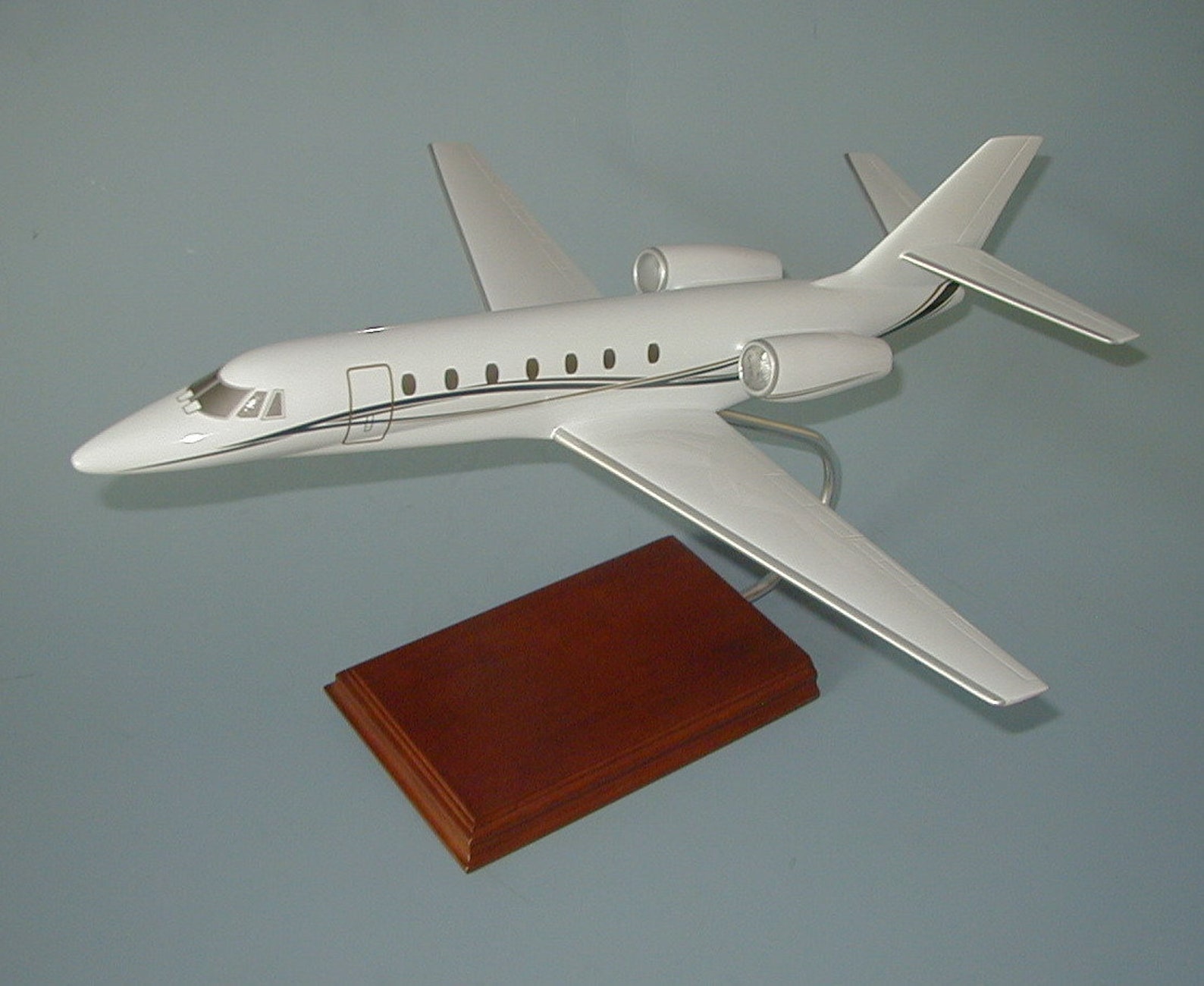 Cessna Sovereign Business Jet Model Hand Carved Mahogany Wood Replica ...