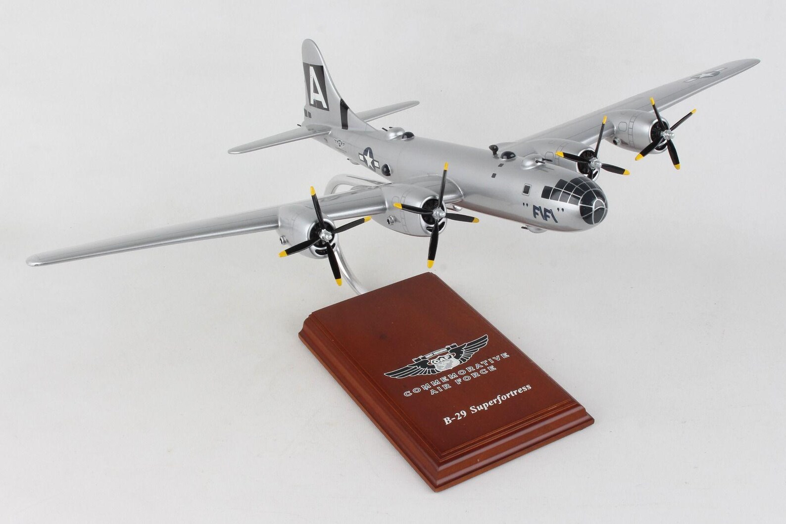B-29 Superfortress "fifi" WWII Bomber Airplane Model Hand Carved ...