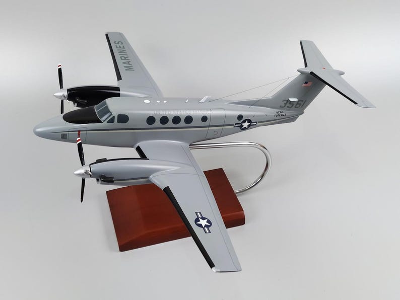 Beech C-12 UC-12 C12 Huron Marine Corps Transport Model Handmade and ...