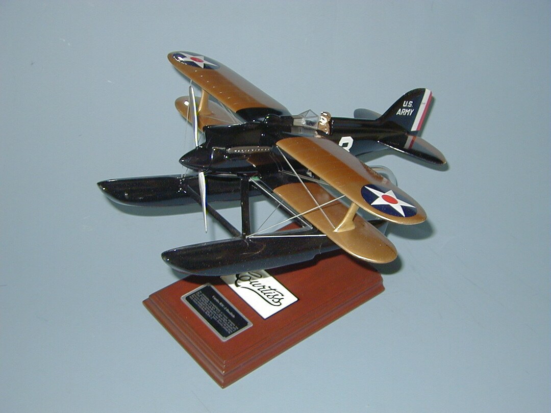 Curtiss R3C Floatplane Racer Flown by Jimmy Doolittle Model Hand Carved ...