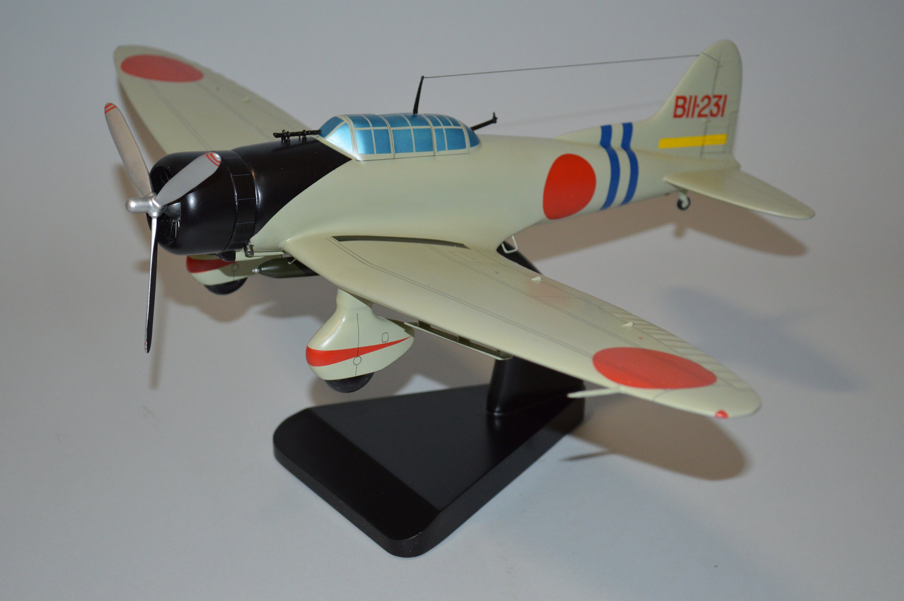 Aichi D3A VAL Japanese WWII Dive Bomber Airplane Model Hand Carved ...