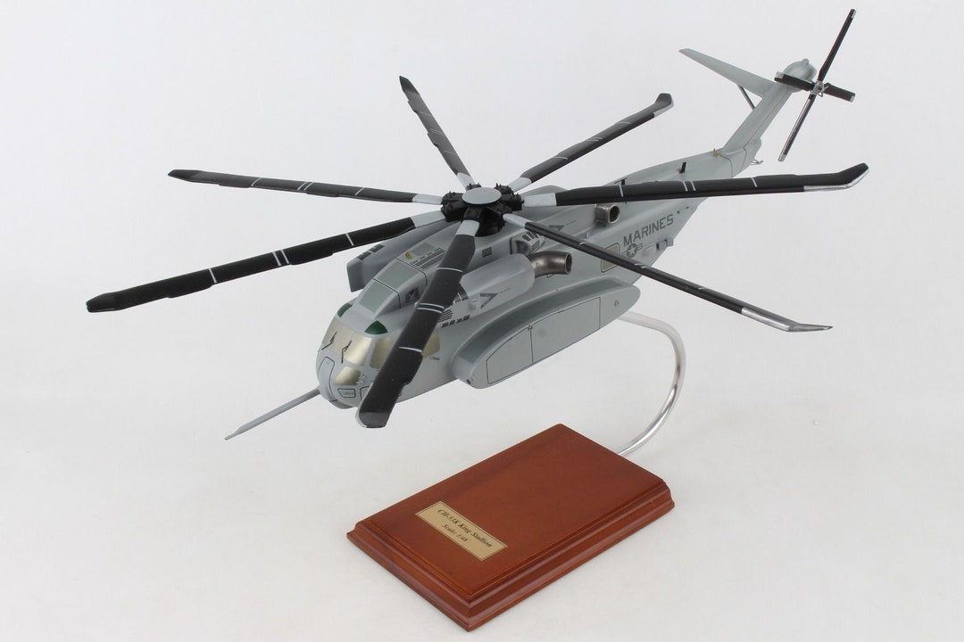 Sikorsky CH-53K King Stallion USMC Helicopter Aircraft Hand Carved and ...