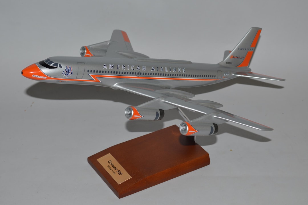 Convair 990 CV-990 American Airlines Desktop Display Airplane Model ...