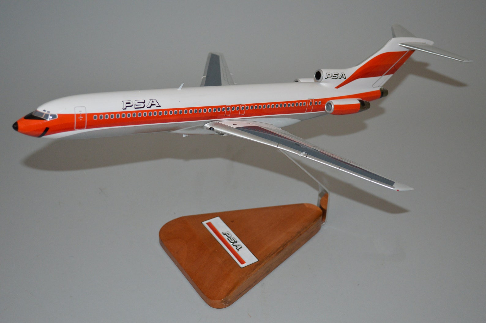 Boeing 727-200 PSA Pacific Southwest Airlines Plane Mahogany Wood ...