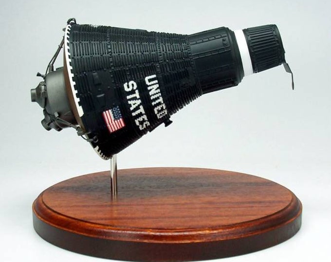 NASA Mercury Space Capsule Aircraft Hand Carved and Painted Mahogany ...