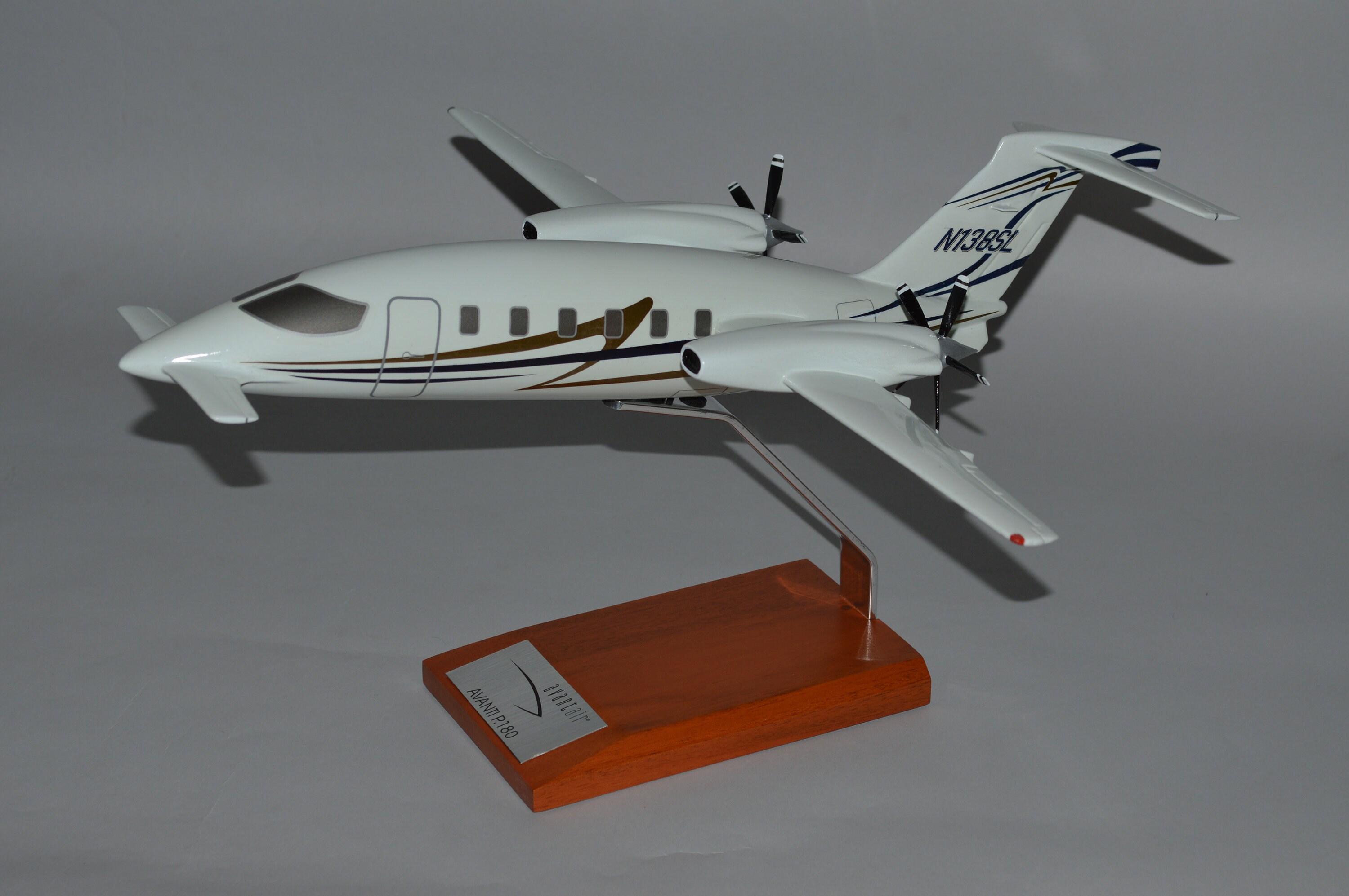 Piaggio P.180 Avanti General Aviation Airplane Model Hand Carved ...