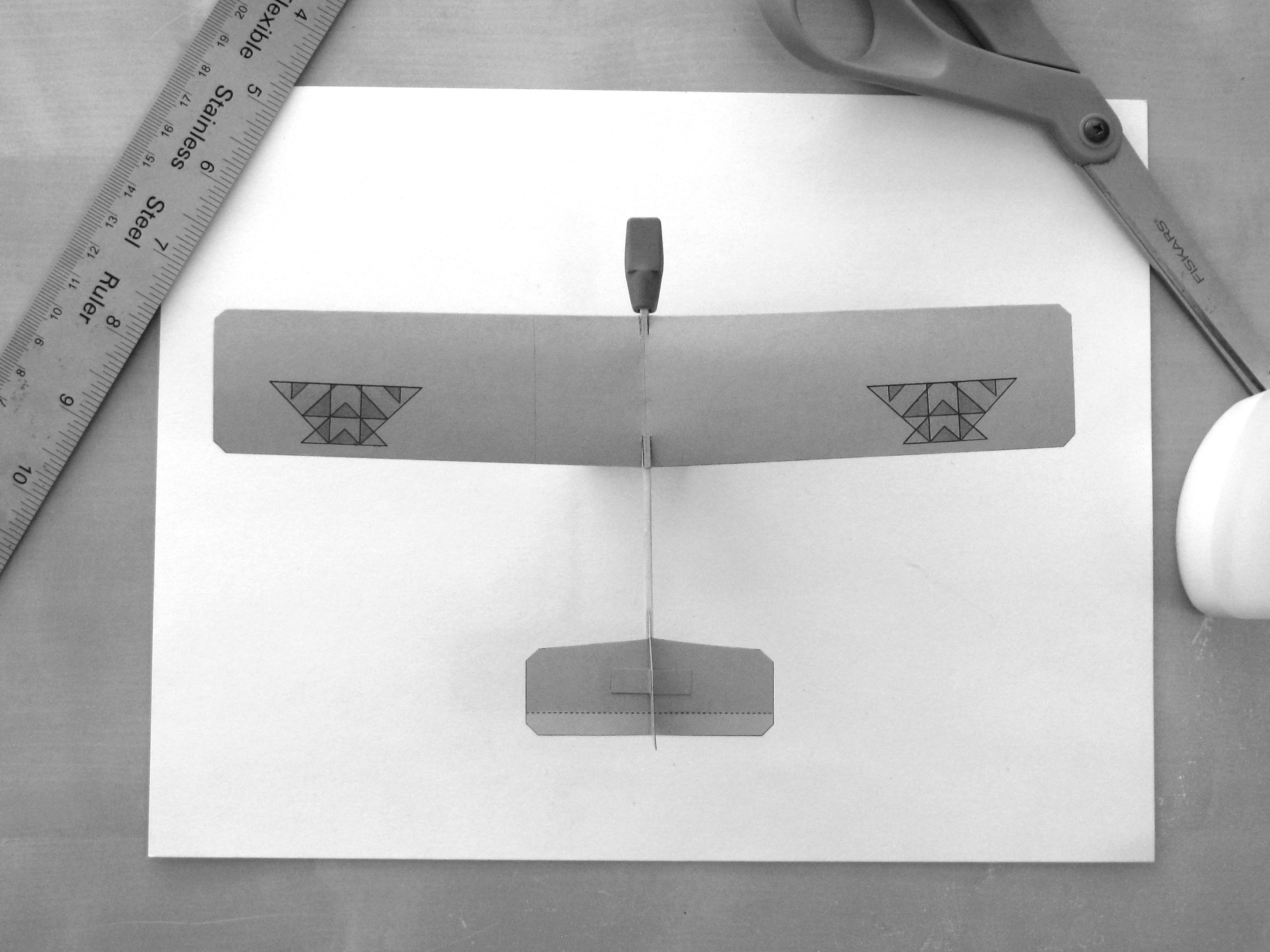 Pencil Eraser Popsicle Stick Glider—plans and Instructions (PDF Raster ...