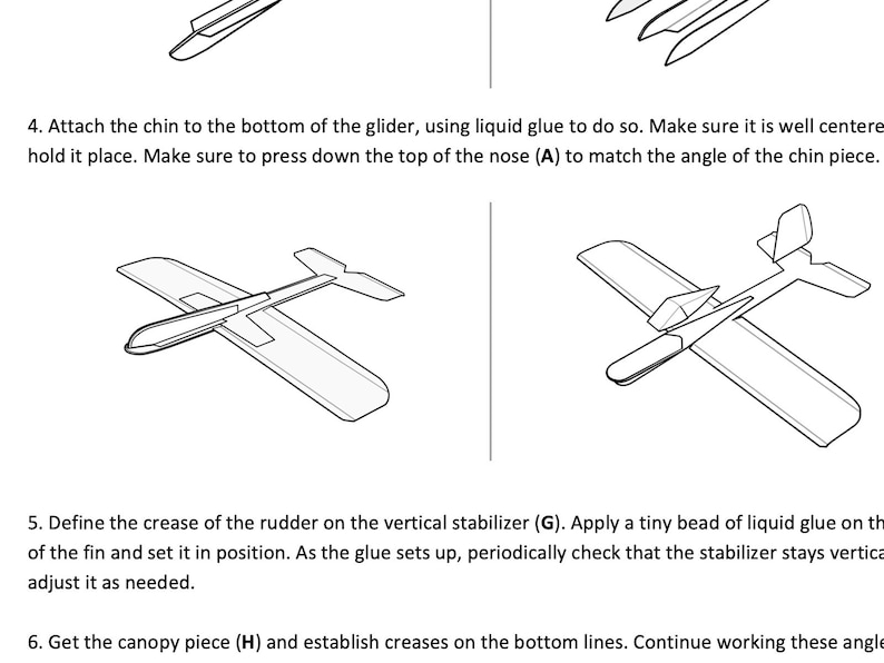 Micro Trainer Glider—plans and Instructions (PDF & SVG Files) - Etsy
