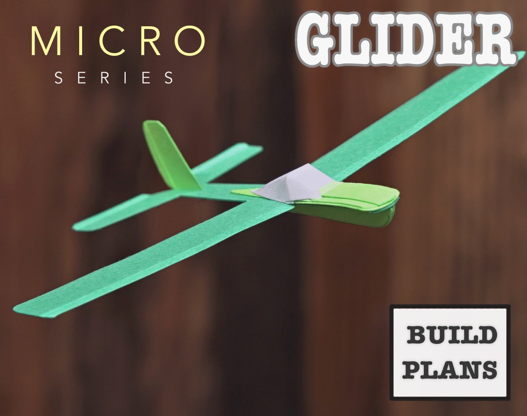 Micro Trainer Glider—plans and Instructions (PDF & SVG Files) - Etsy