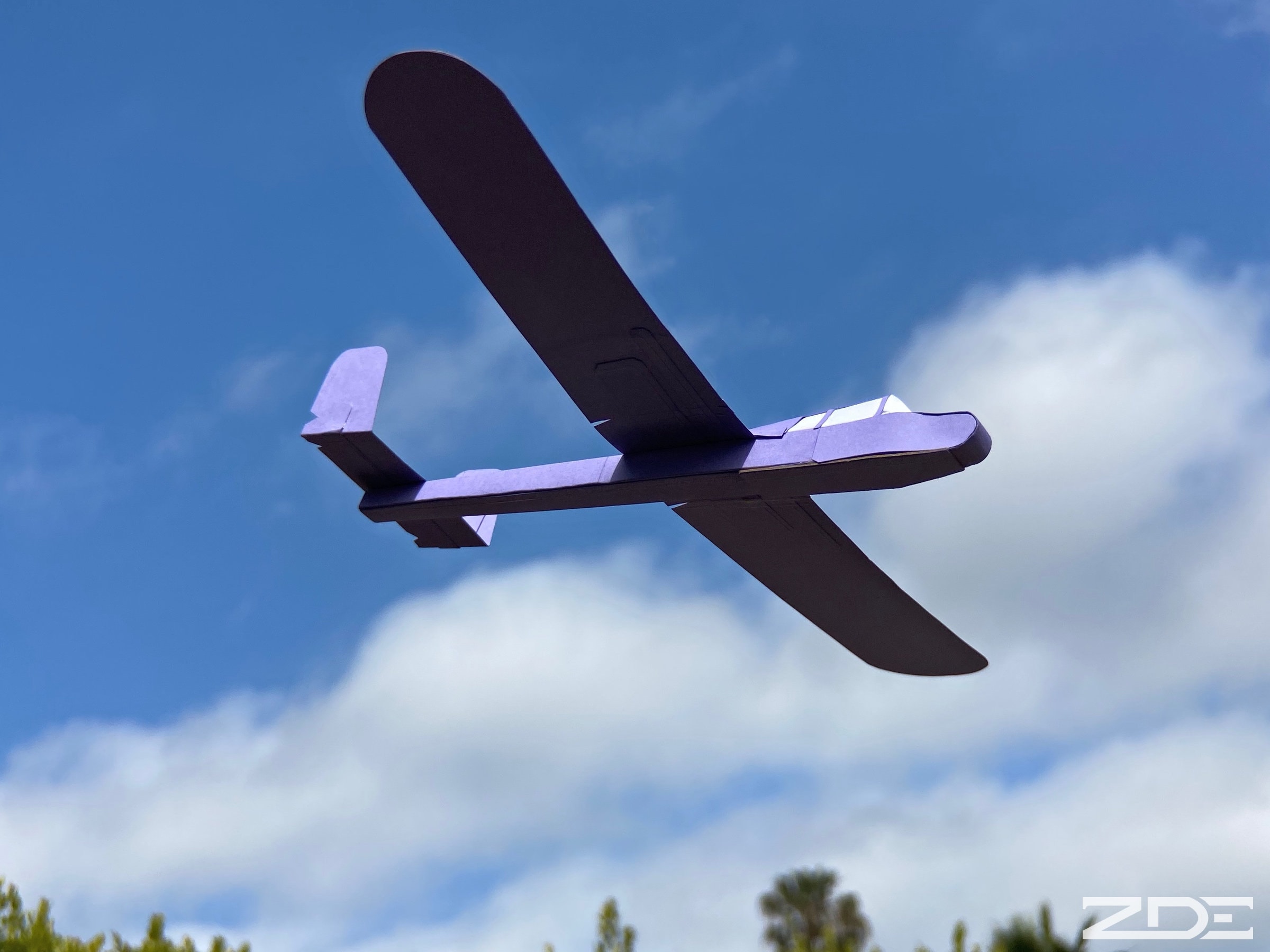 Twin Tail Card Stock Glider—plans and Instructions (PDF Raster Files ...
