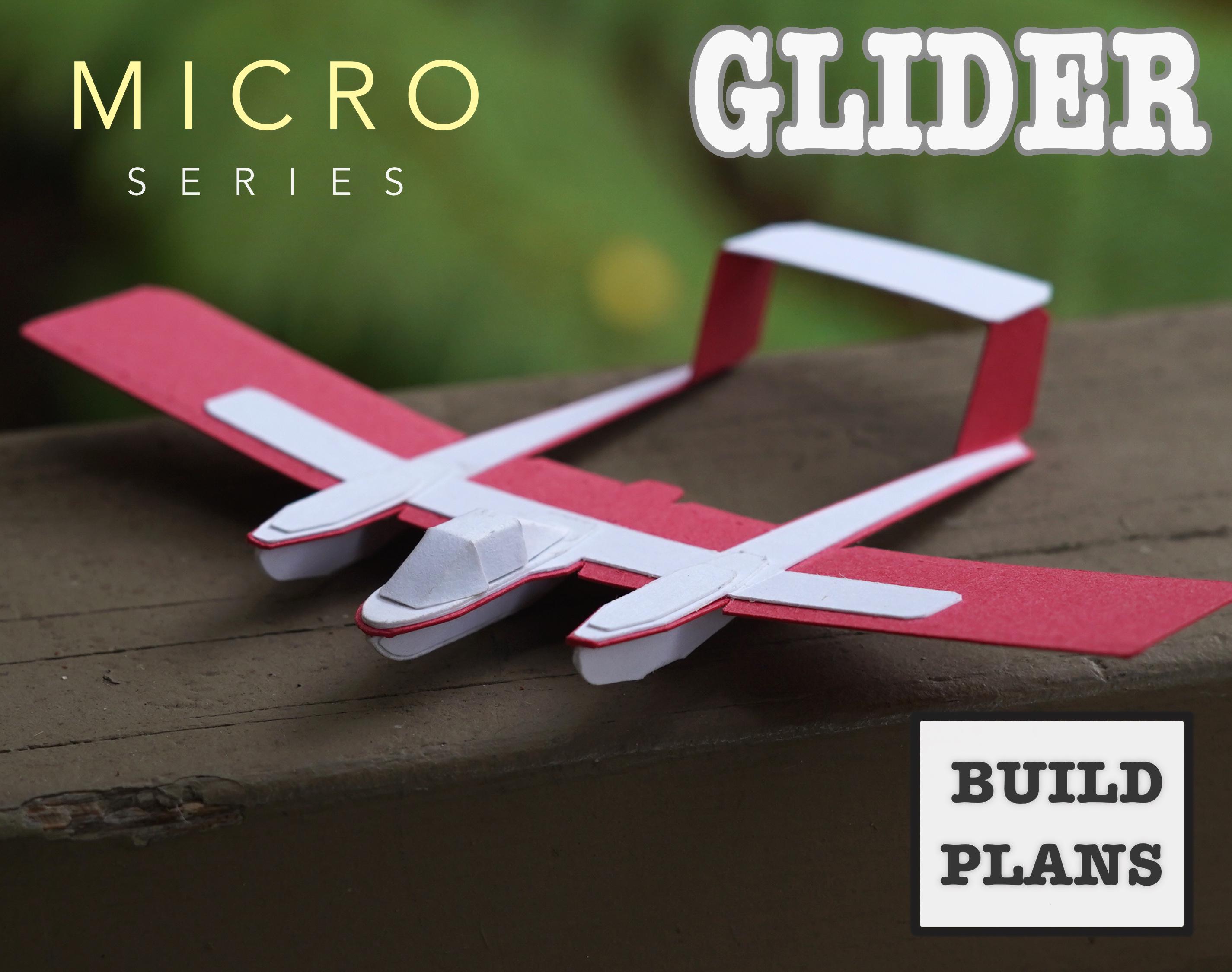 Card Stock Twin-boom Glider—plans and Instructions (PDF & SVG Files) - Etsy