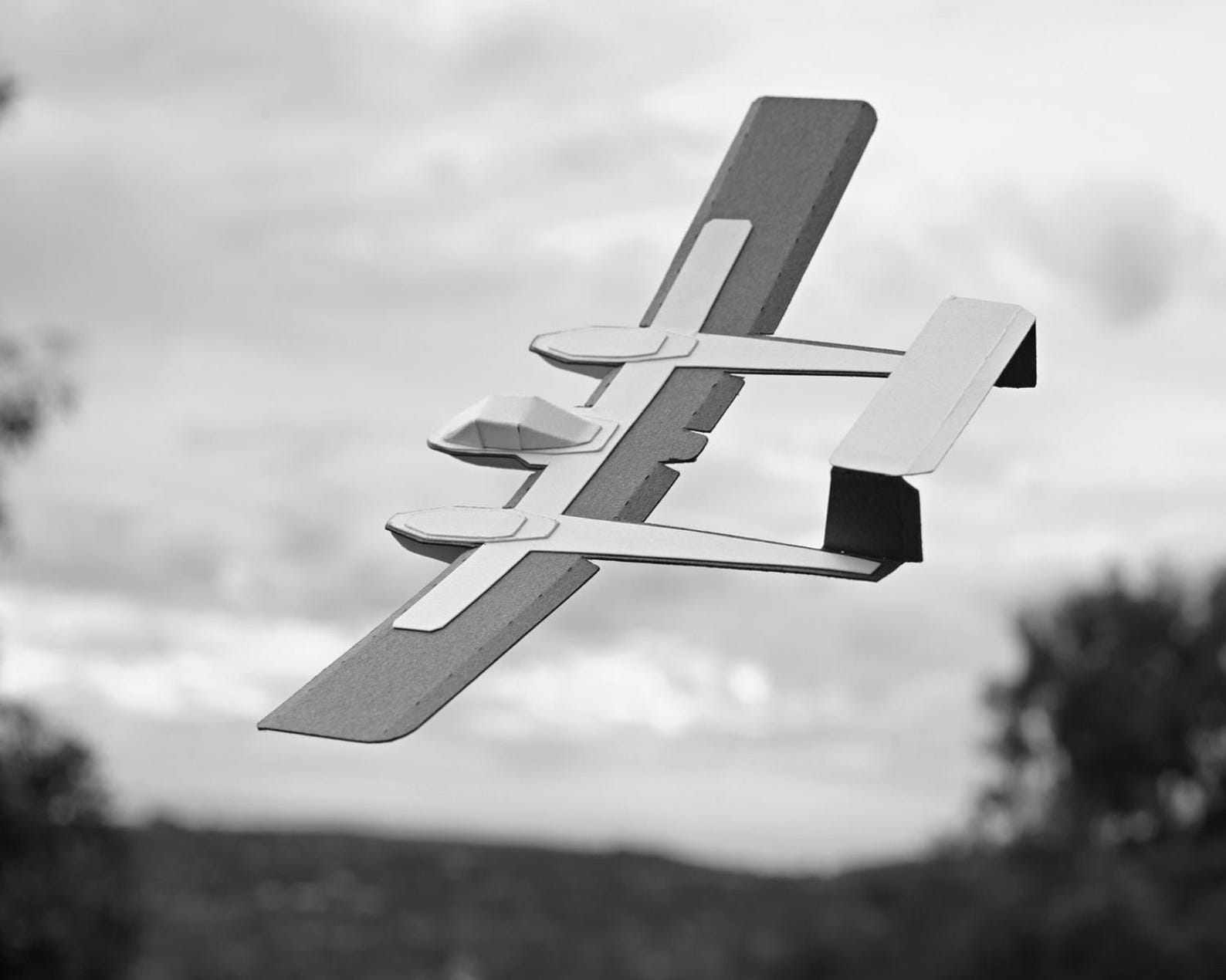 Card Stock Twin-boom Glider—plans and Instructions (PDF & SVG Files) - Etsy