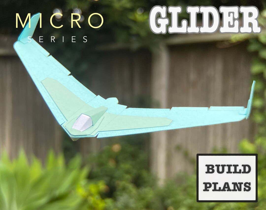 Buy Card Stock Flying Wing Glider PDF File Online in India - Etsy