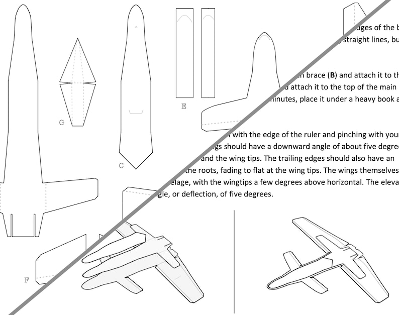 Micro Canard Jet Glider W/ Forward Swept Wing—plans and Instructions ...