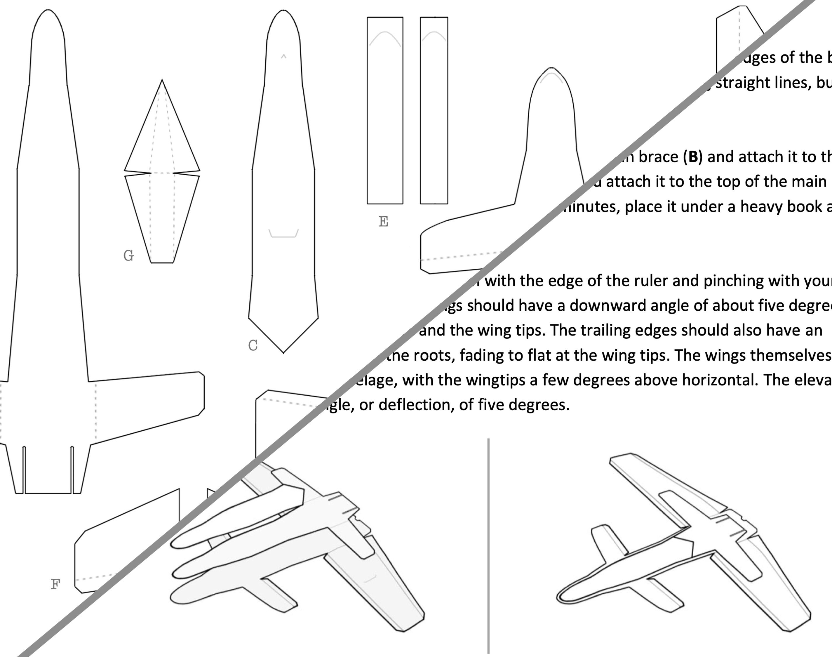 Micro Canard Jet Glider W/ Forward Swept Wing—plans and Instructions (PDF & SVG Files) - Etsy