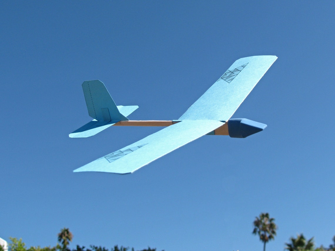 Pencil Eraser Popsicle Stick Glider—plans and Instructions (PDF Raster ...