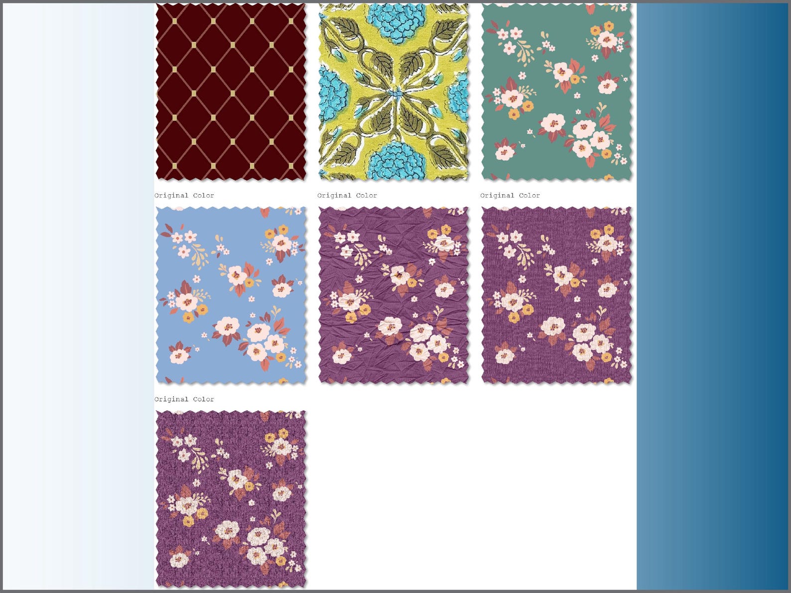 Seamless Repeat Floral Patterns | Digital Fabric for Clo3d/marvelous ...