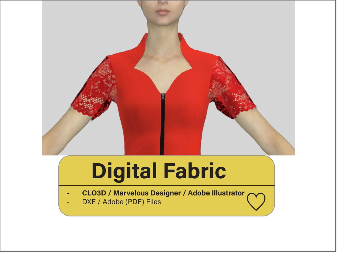 Perfect Digital Lace Fabrics for CLO3D Projects - Etsy
