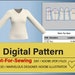 Basic Top Pattern Block Long Sleeve for Clo3d/ai - Etsy